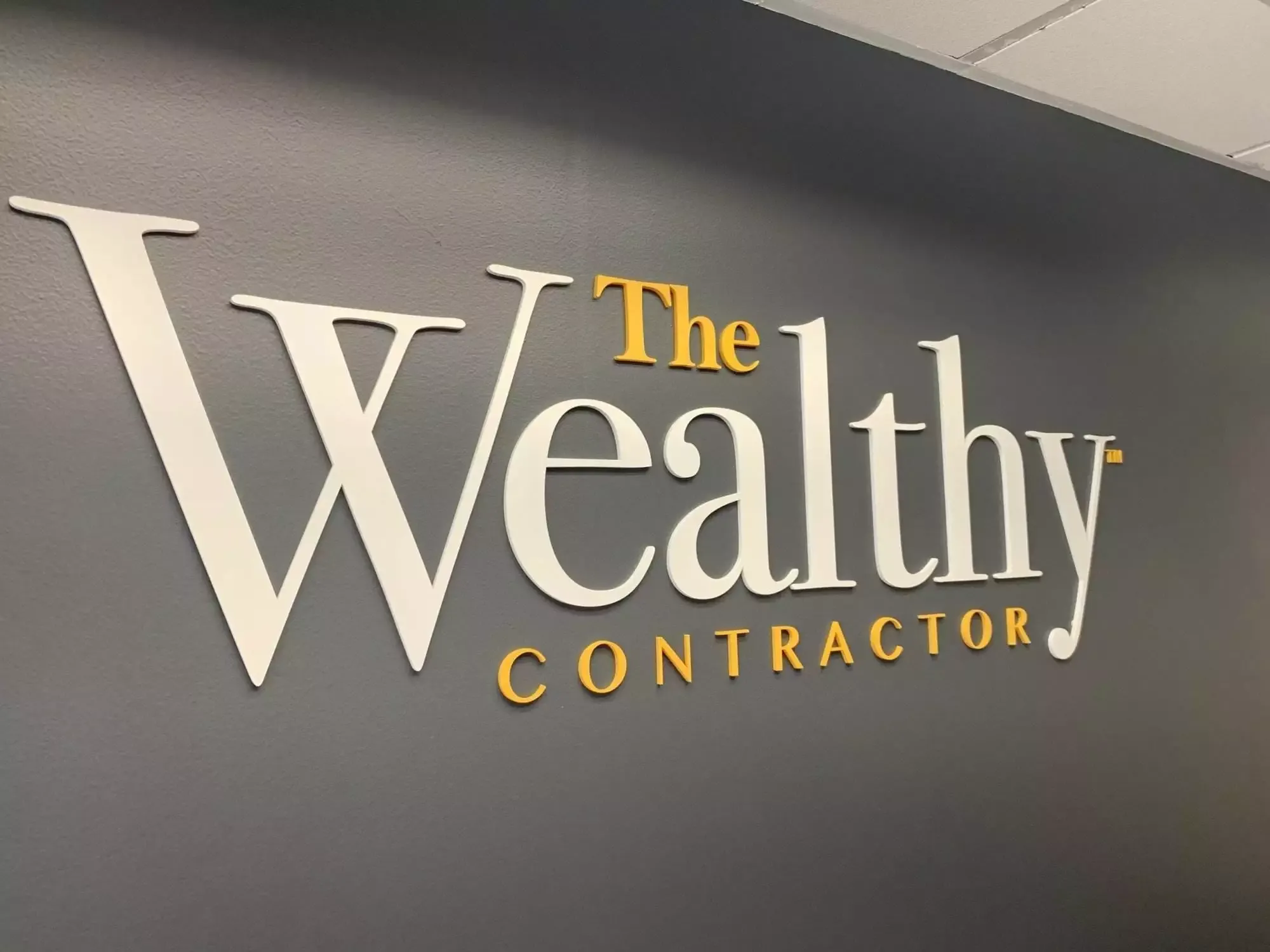 3d logo acrylic Signage