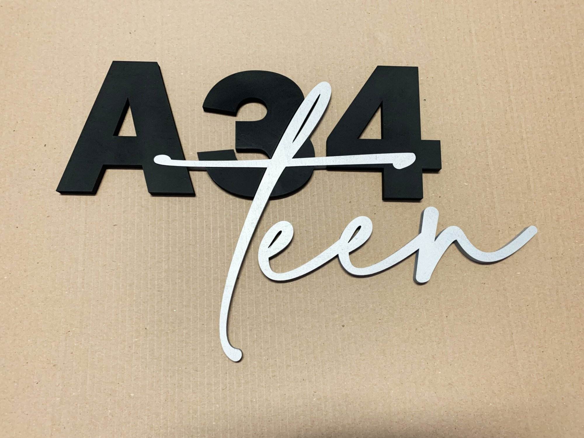 Custom Wood 3D Office Signs: Natural & Rustic Designs
